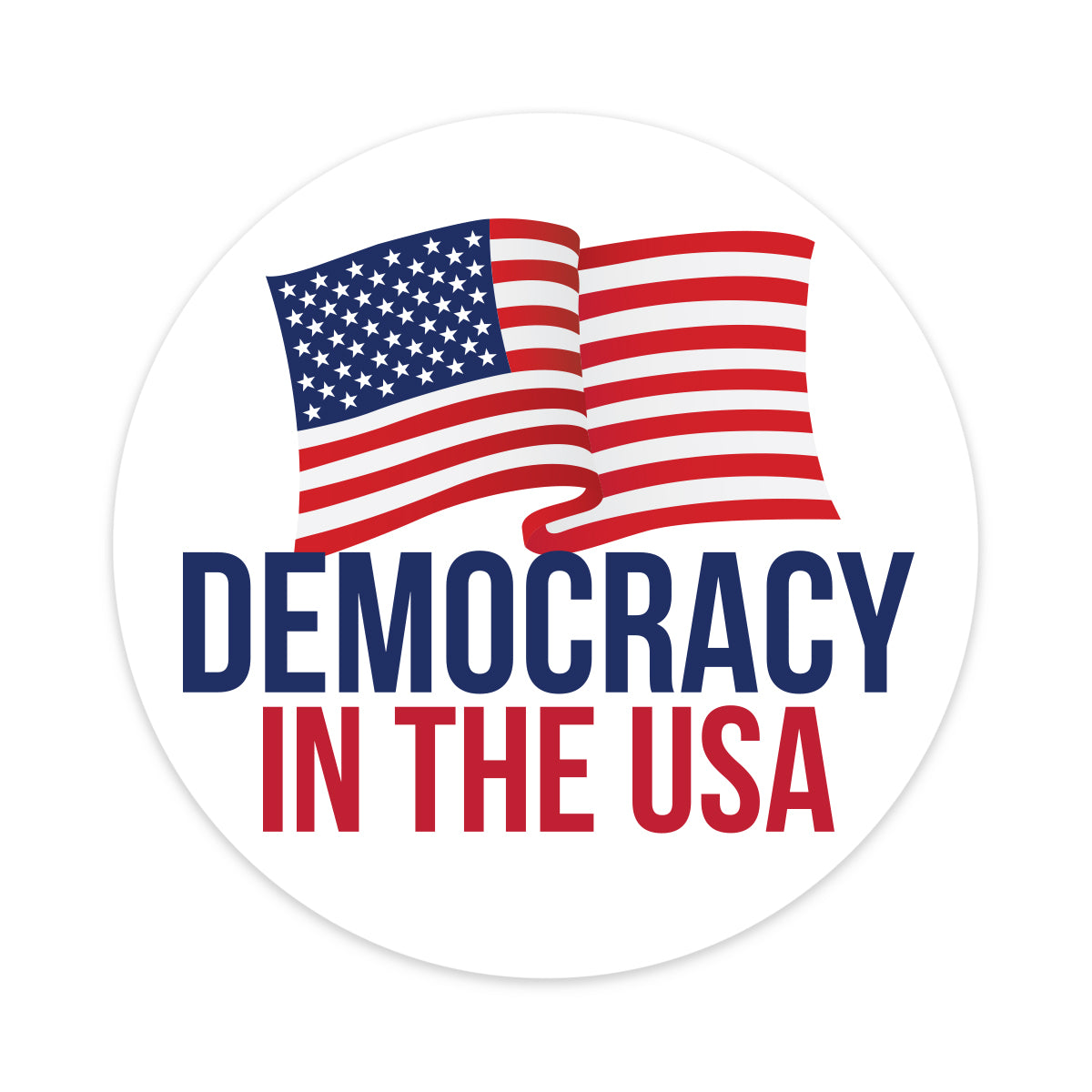 State of the Button™ Democracy in the USA Buttons, Stickers, Car ...